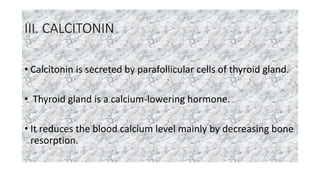 Calcium Metabolism | PPTX