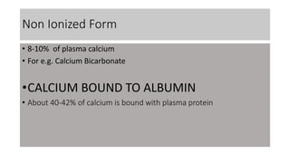 Calcium Metabolism | PPTX