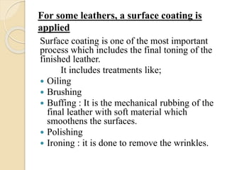 ALL ABOUT LEATHER | PPTX