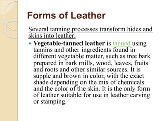 ALL ABOUT LEATHER | PPTX