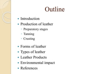 ALL ABOUT LEATHER | PPTX