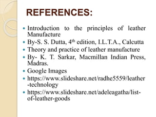 ALL ABOUT LEATHER | PPTX