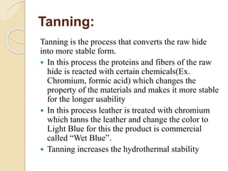 ALL ABOUT LEATHER | PPTX