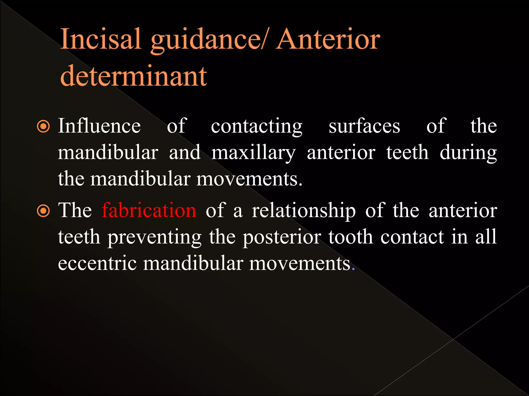 Mandibular movements and determinants | PPTX