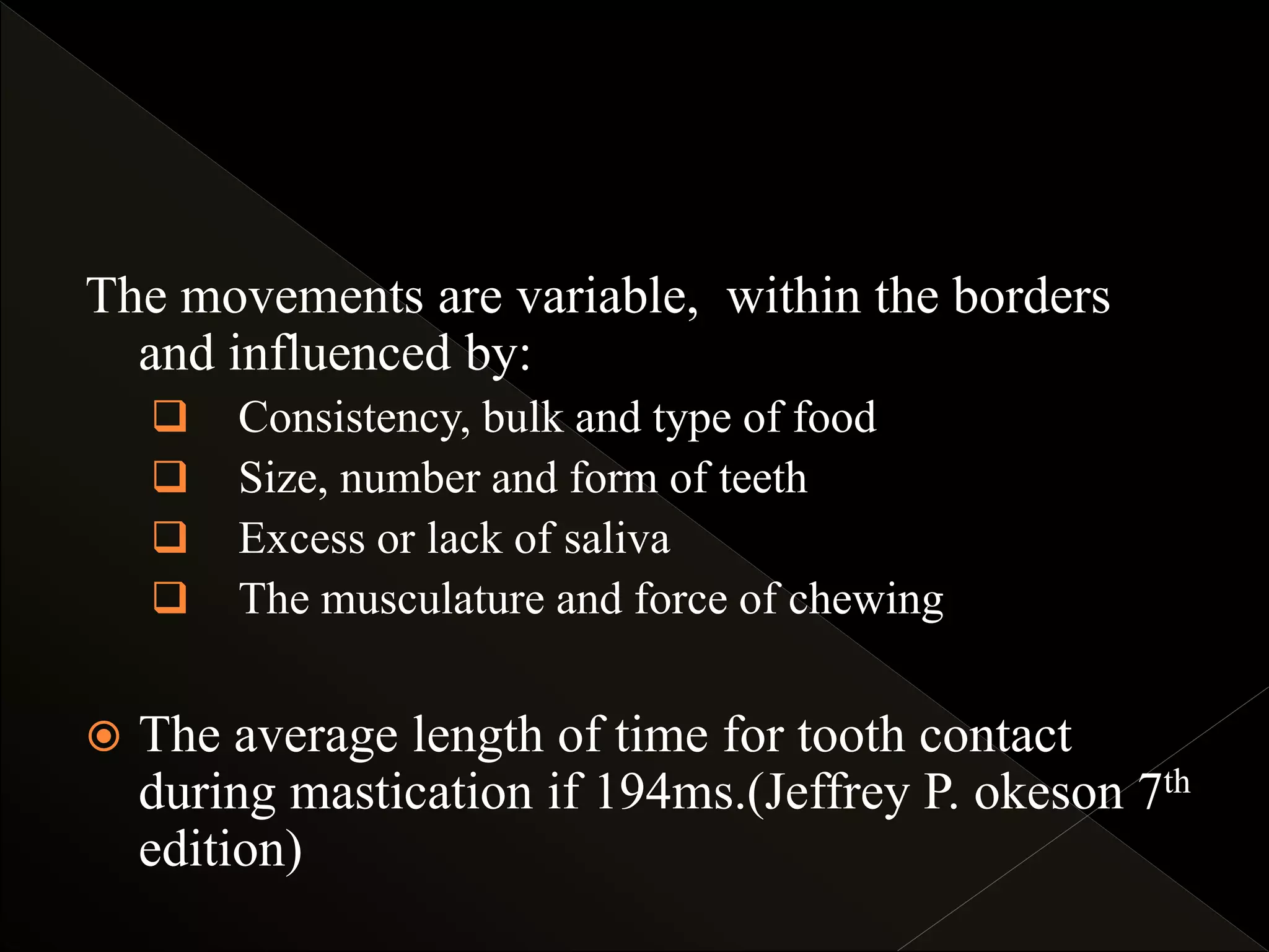 Mandibular movements and determinants | PPTX