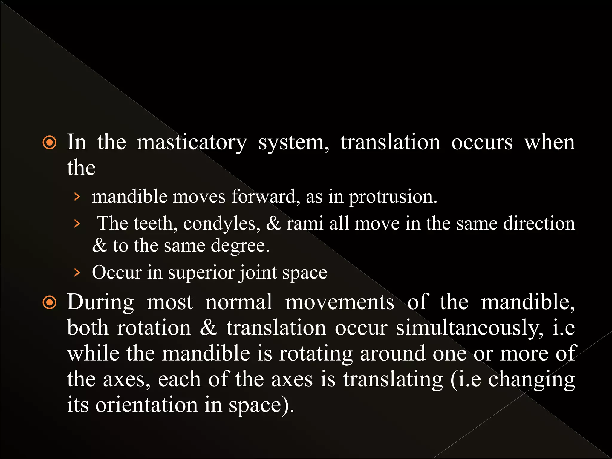 Mandibular movements and determinants | PPTX