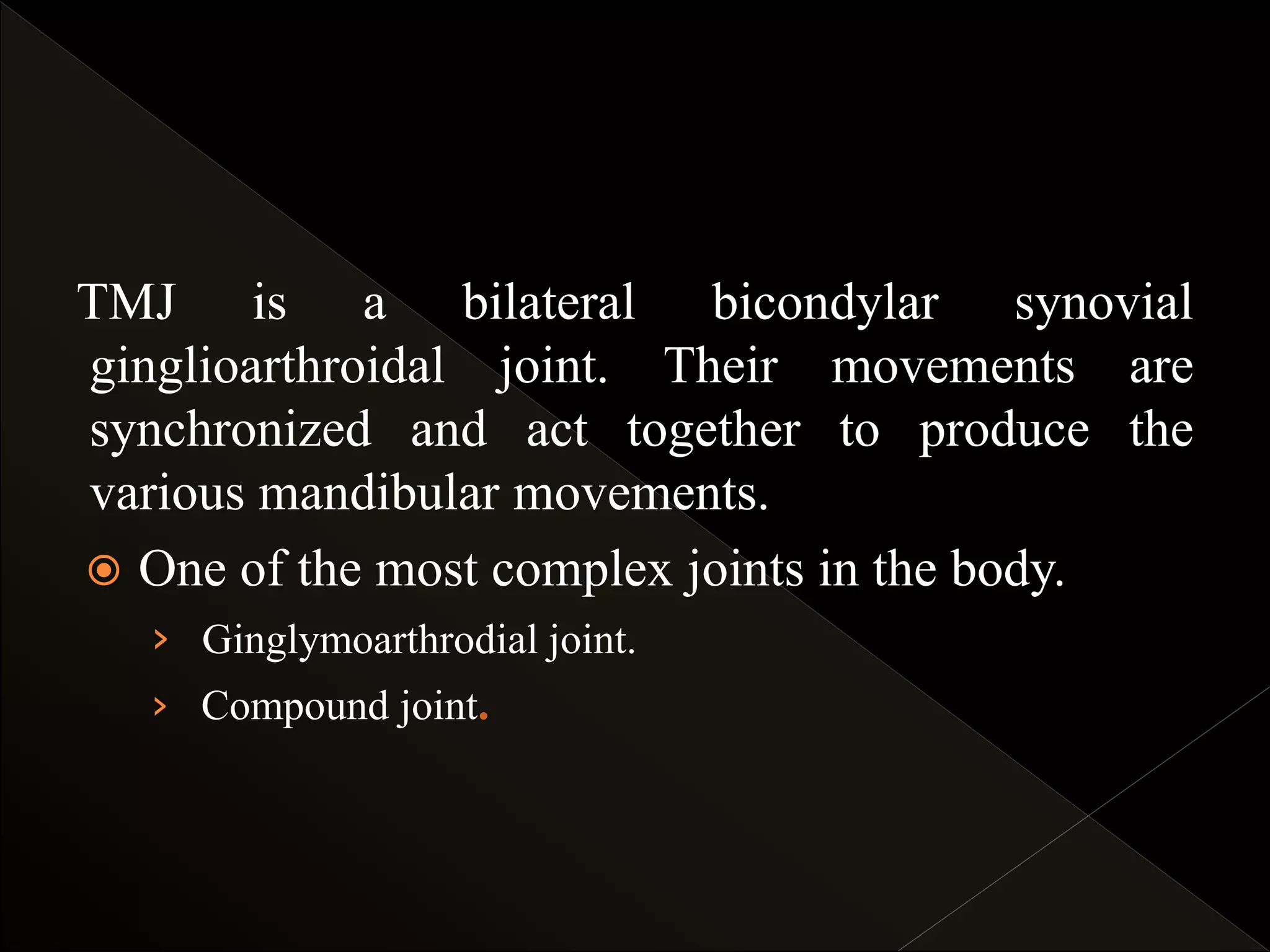 Mandibular movements and determinants | PPTX