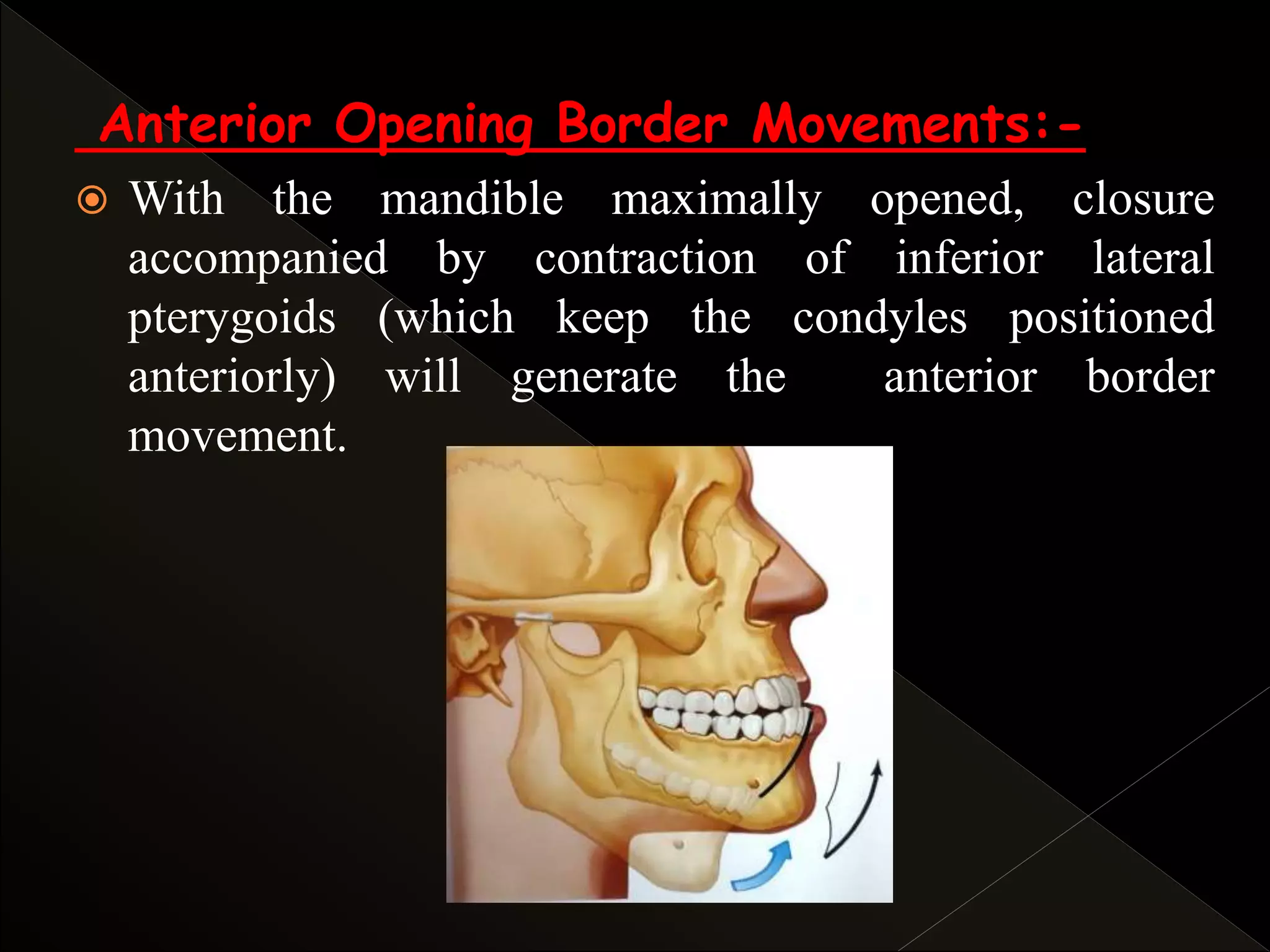 Mandibular movements and determinants | PPTX