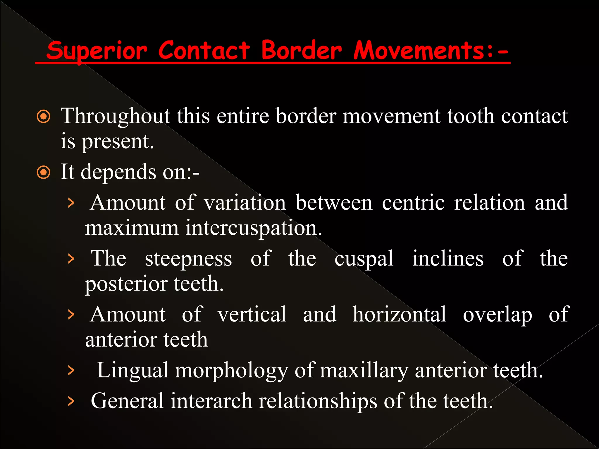 Mandibular movements and determinants | PPTX