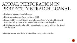 Perforation in Endodontics | PPTX