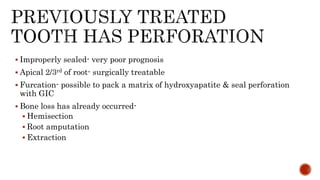 Perforation in Endodontics | PPTX
