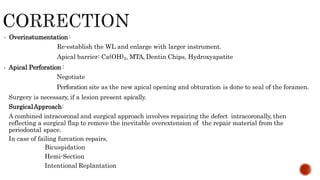 Perforation in Endodontics | PPT