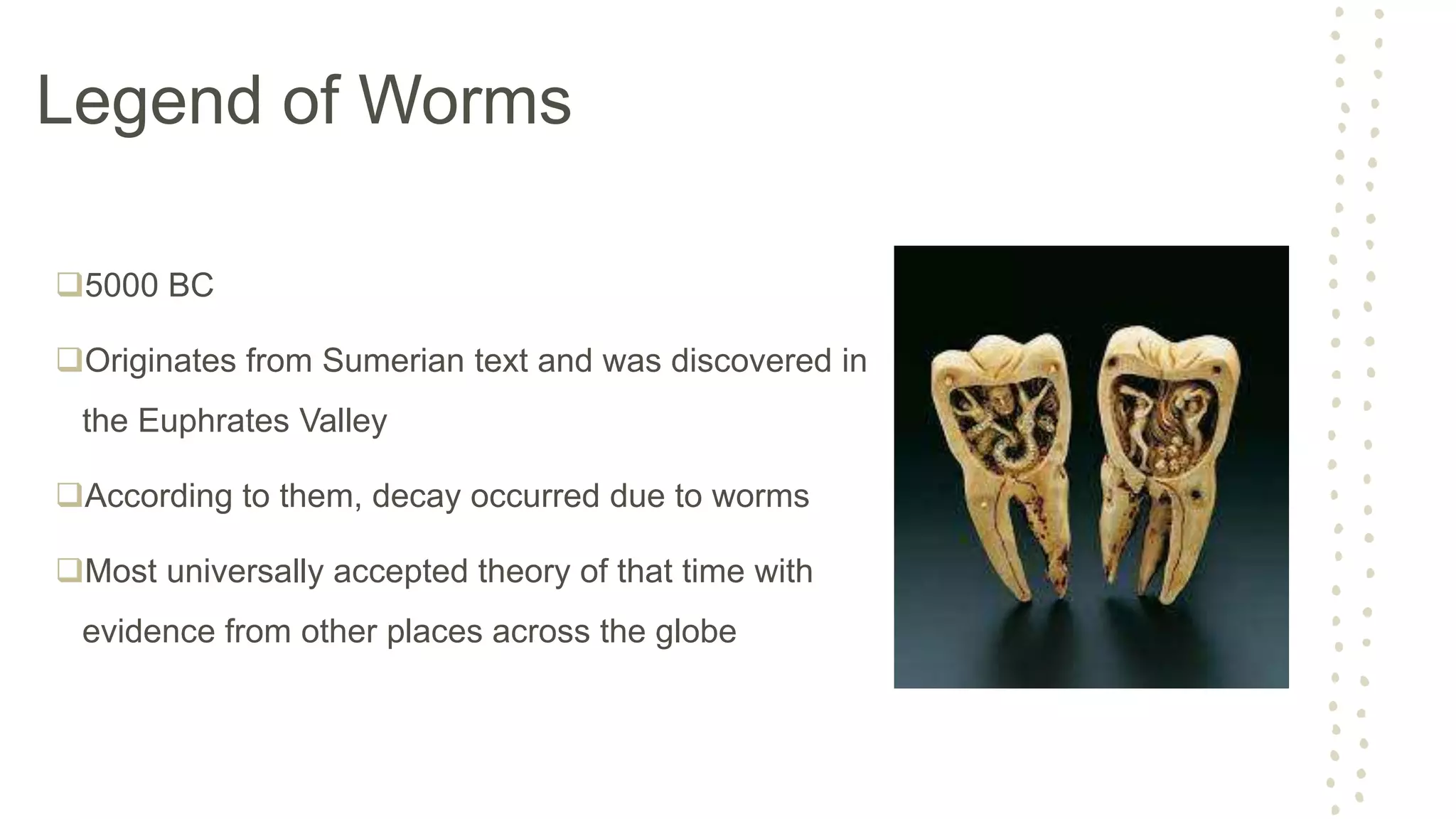 History & Etiology of Dental Caries | PPTX