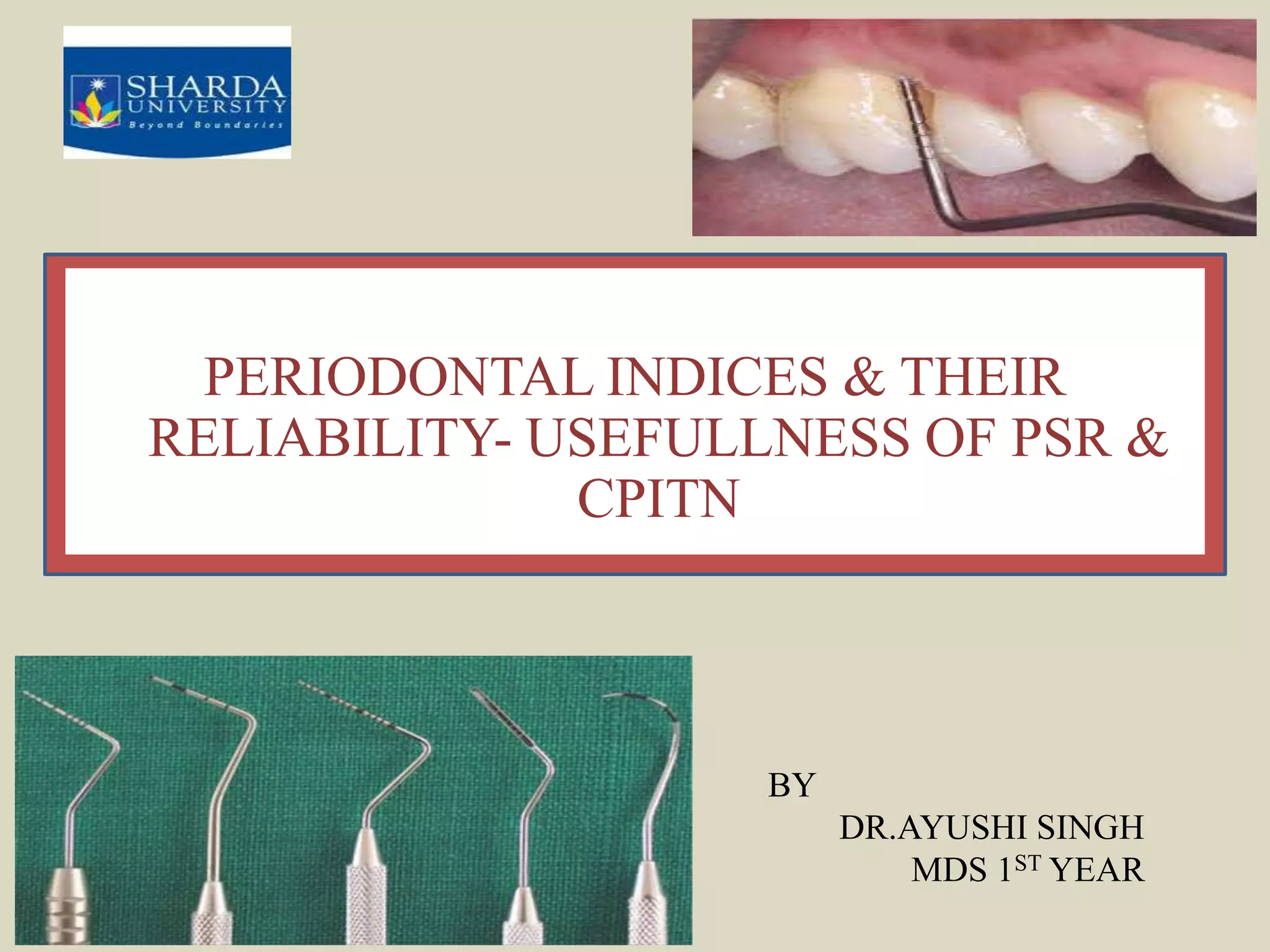 periodontal indices | PPTX