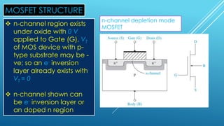 MOSFET: METAL–OXIDE–SEMICONDUCTOR FIELD-EFFECT TRANSISTOR | PDF