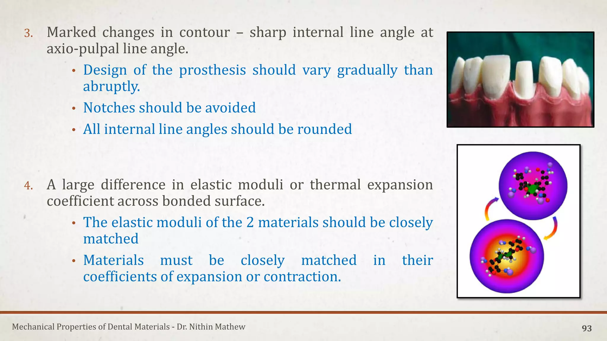 Mechanical Properties of Dental Materials | PDF