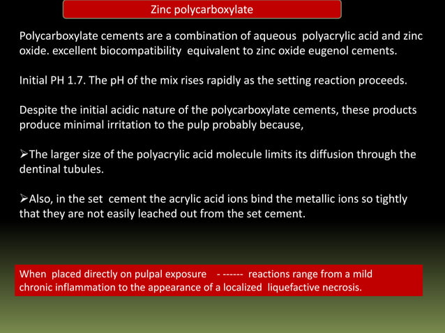 Pulpal response to various dental procedures restorative materials ...