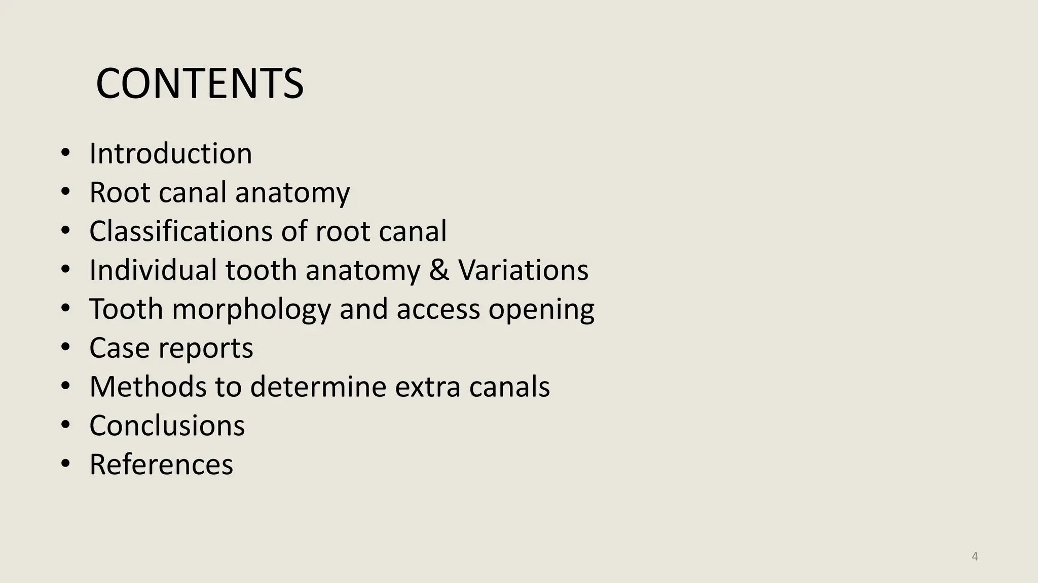 INTERNAL ANATOMY OF PERMANENT TOOTH - Endodontic approaches. | PPTX
