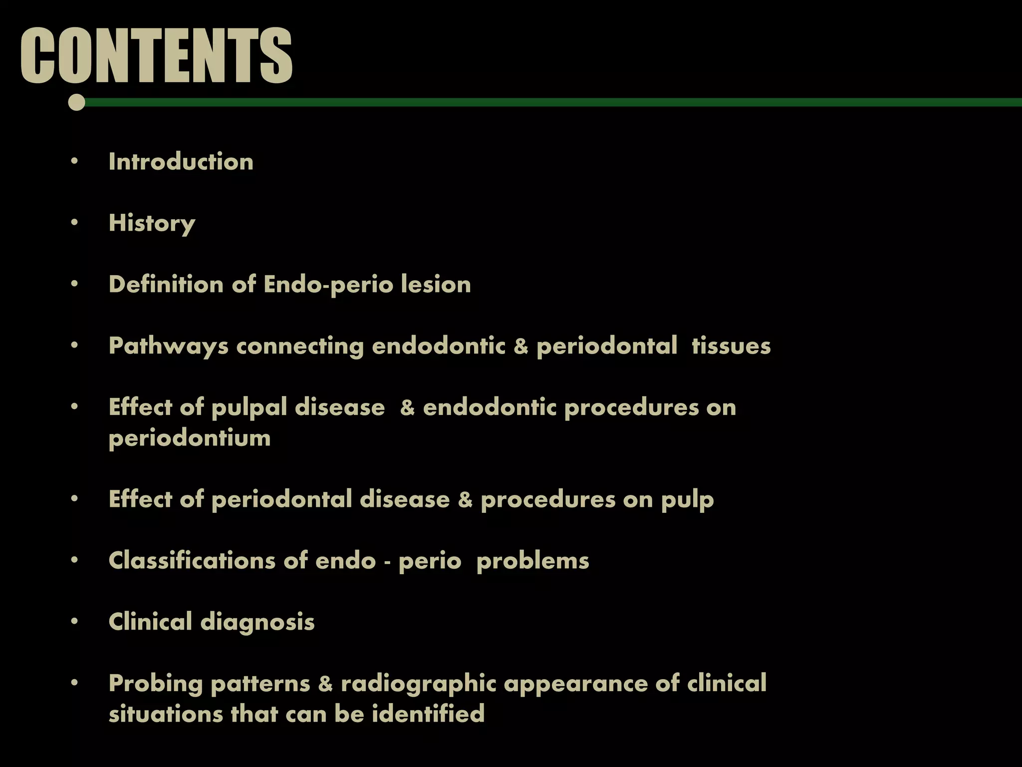 Endodontic Periodontal Relationship, ENDO PERIO LESION | PPTX