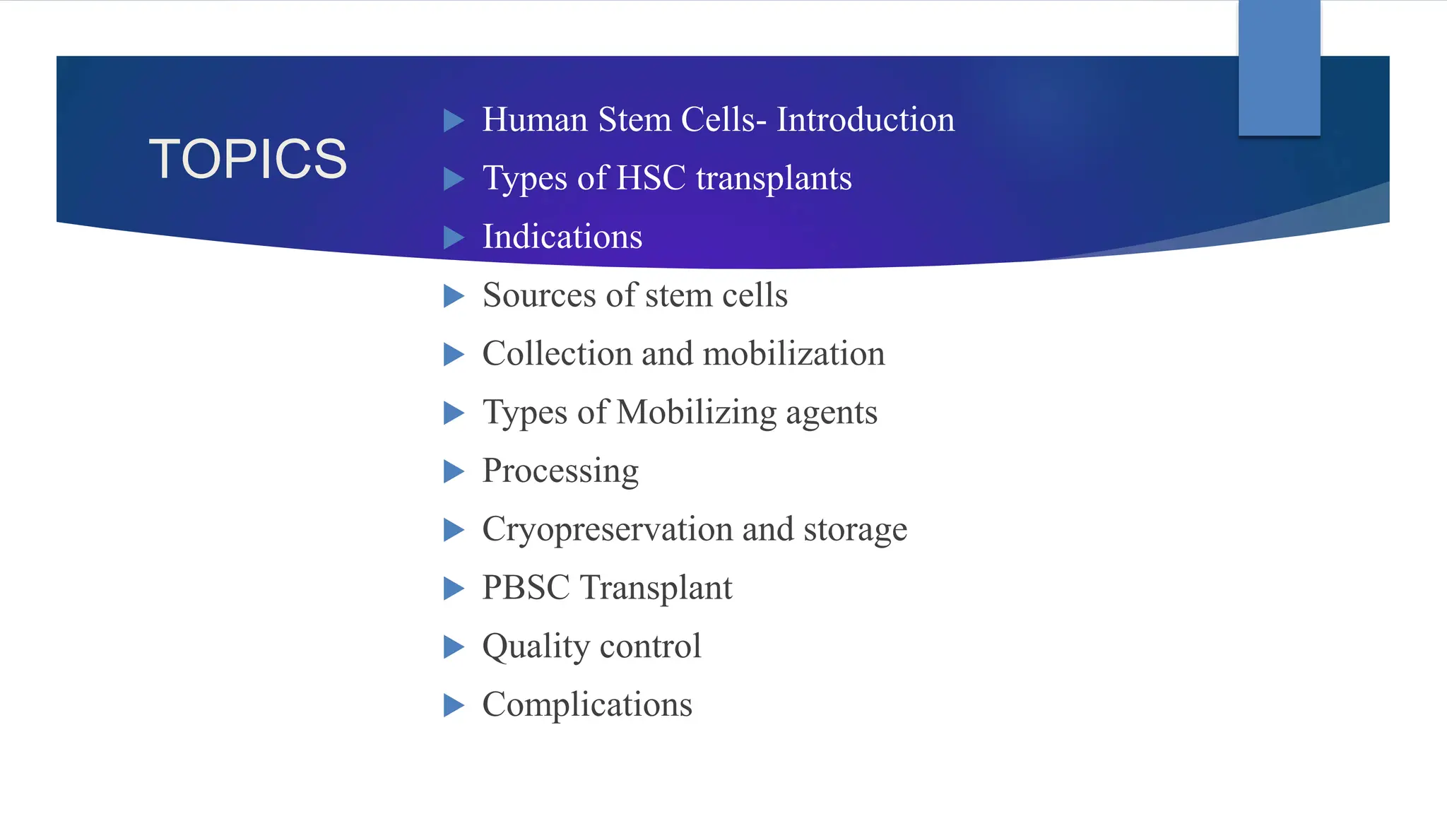 Peripheral blood stem cell transplantation- sources mobilization ...