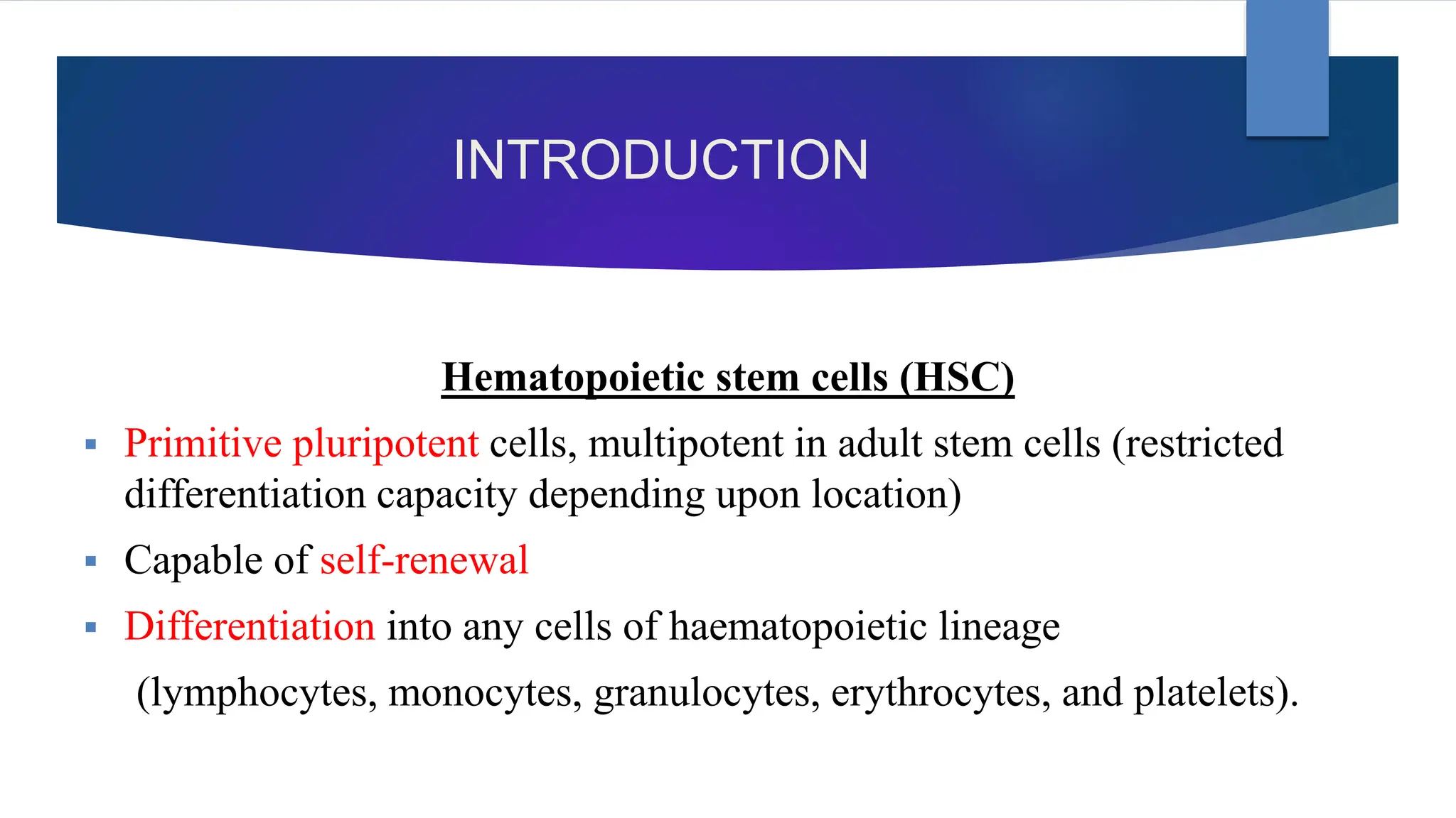 Peripheral blood stem cell transplantation- sources mobilization ...