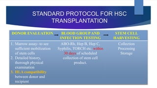 Peripheral blood stem cell transplantation- sources mobilization ...