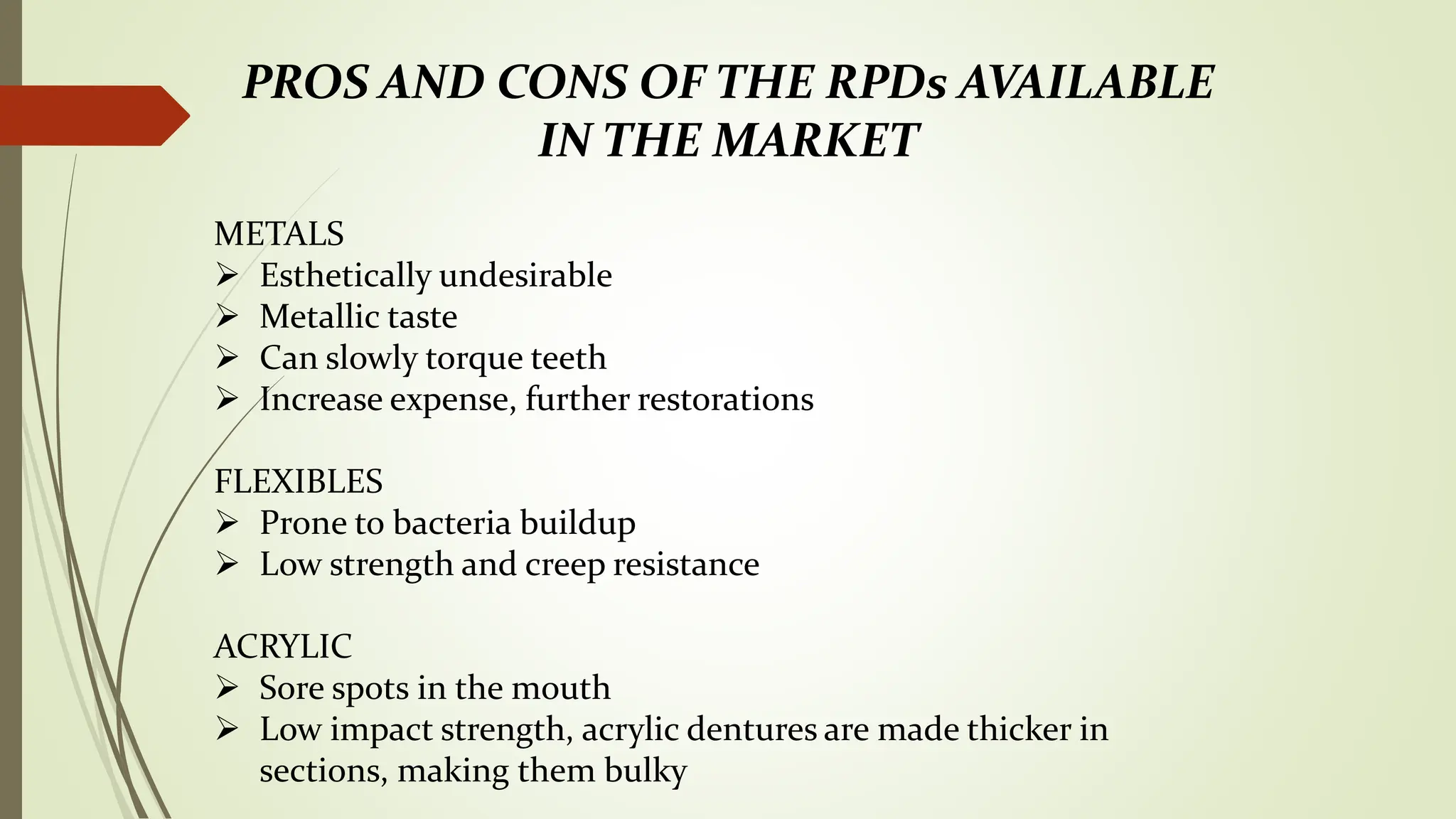 Recent advances in rpd and it's uses in prosthodontics | PPTX