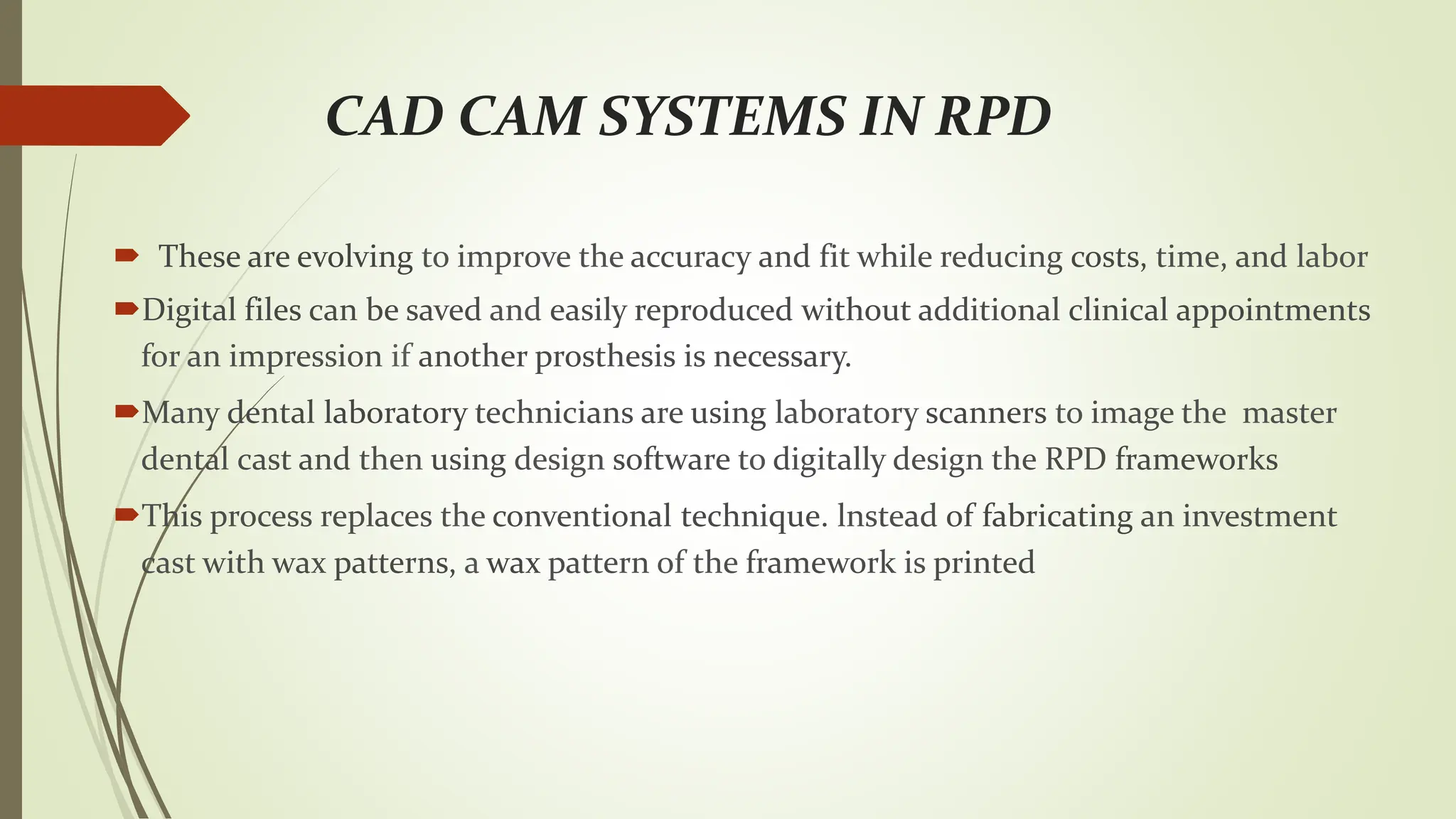 Recent advances in rpd and it's uses in prosthodontics | PPTX