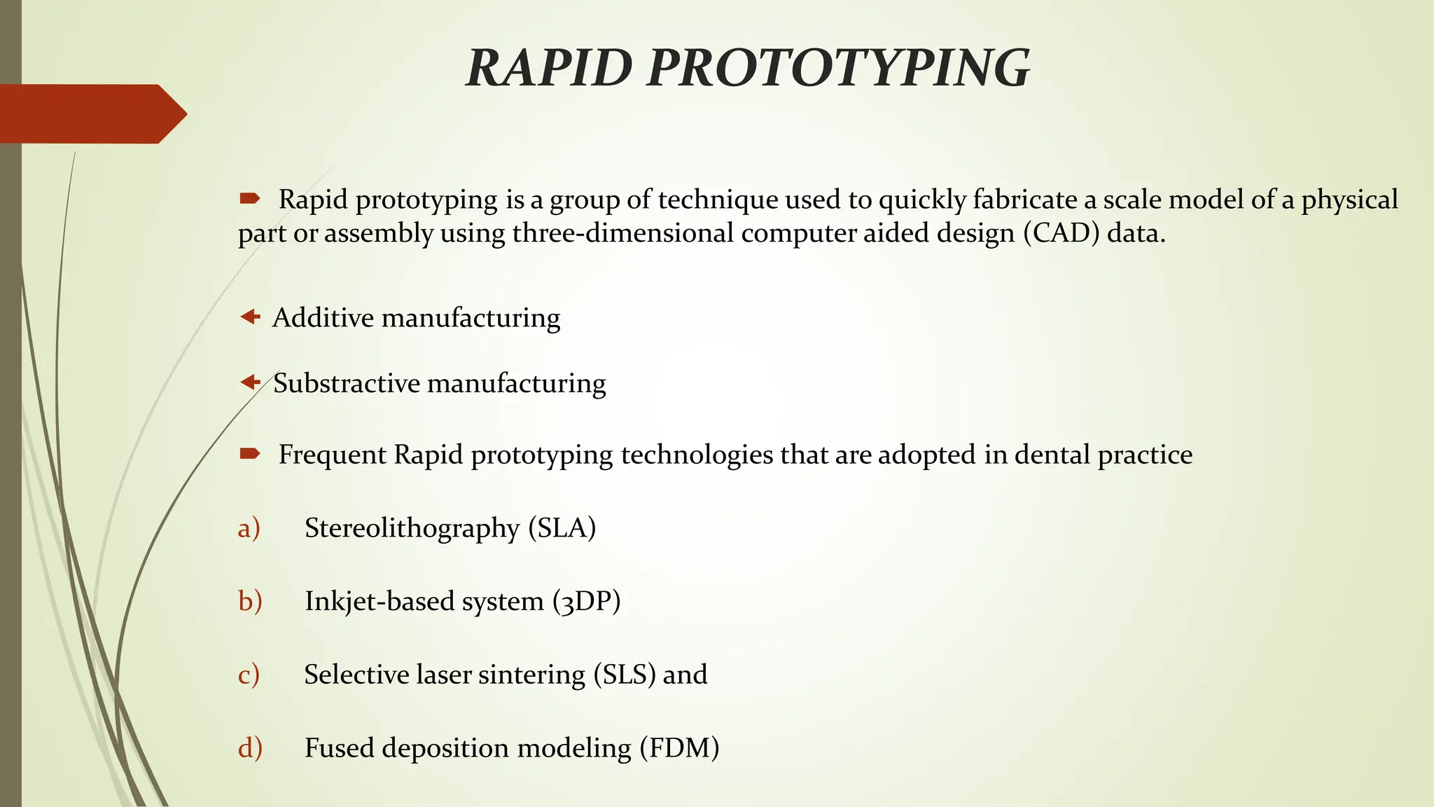 Recent advances in rpd and it's uses in prosthodontics | PPTX