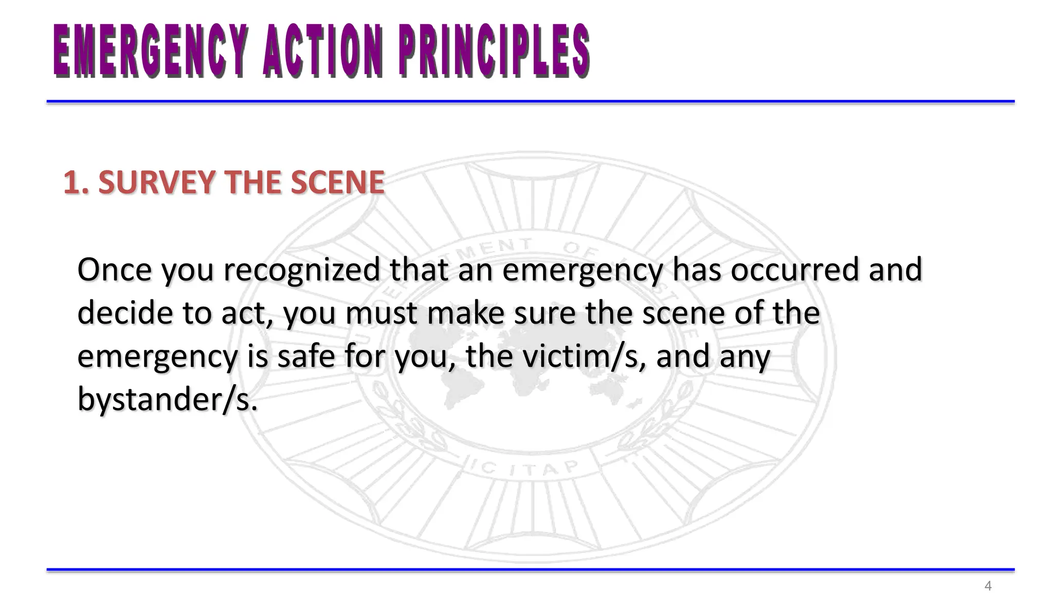 Seminar 5 Minute Presentation on Principles of Emergency Care.ppt