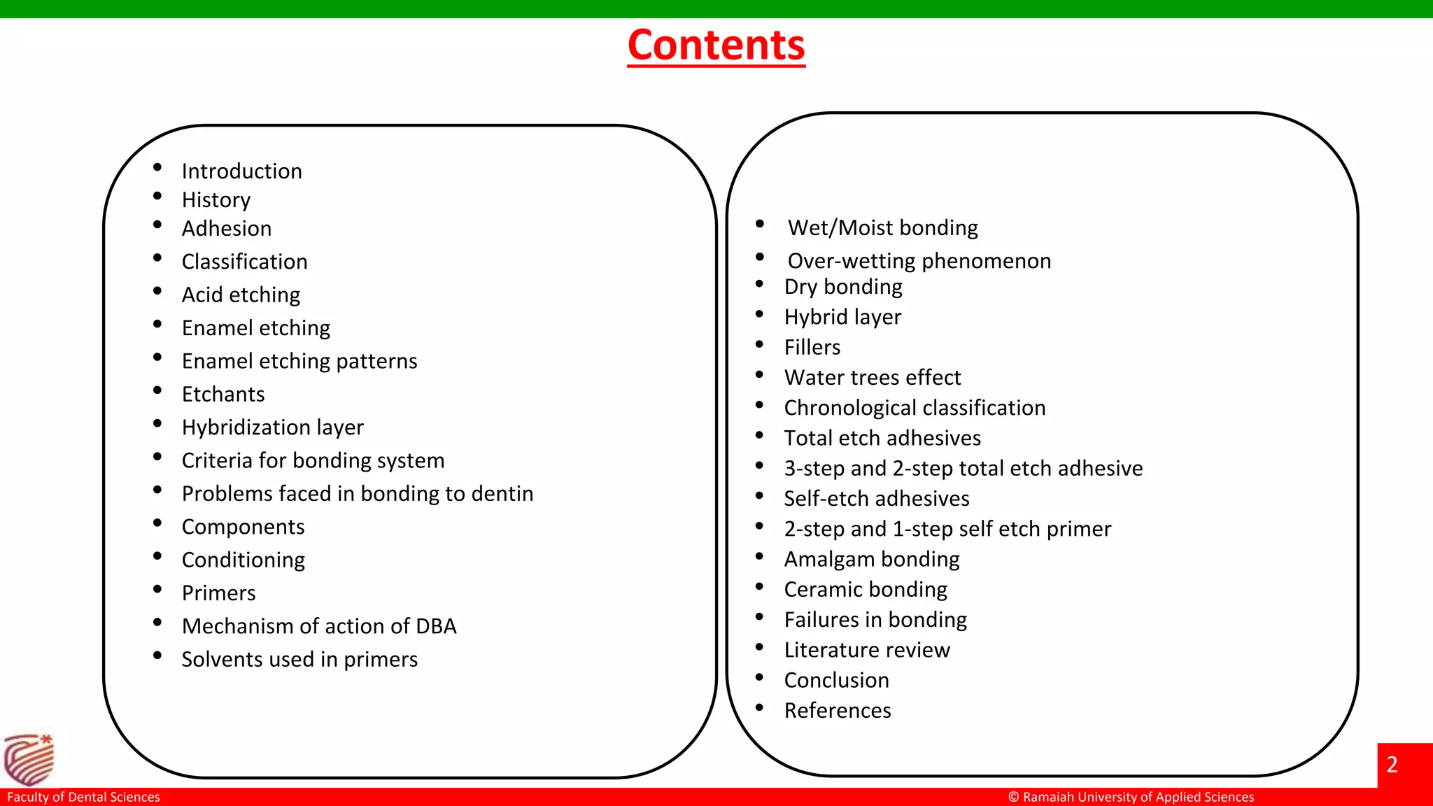 Dentin Bonding agents | PPTX