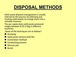 solid waste management | PPTX