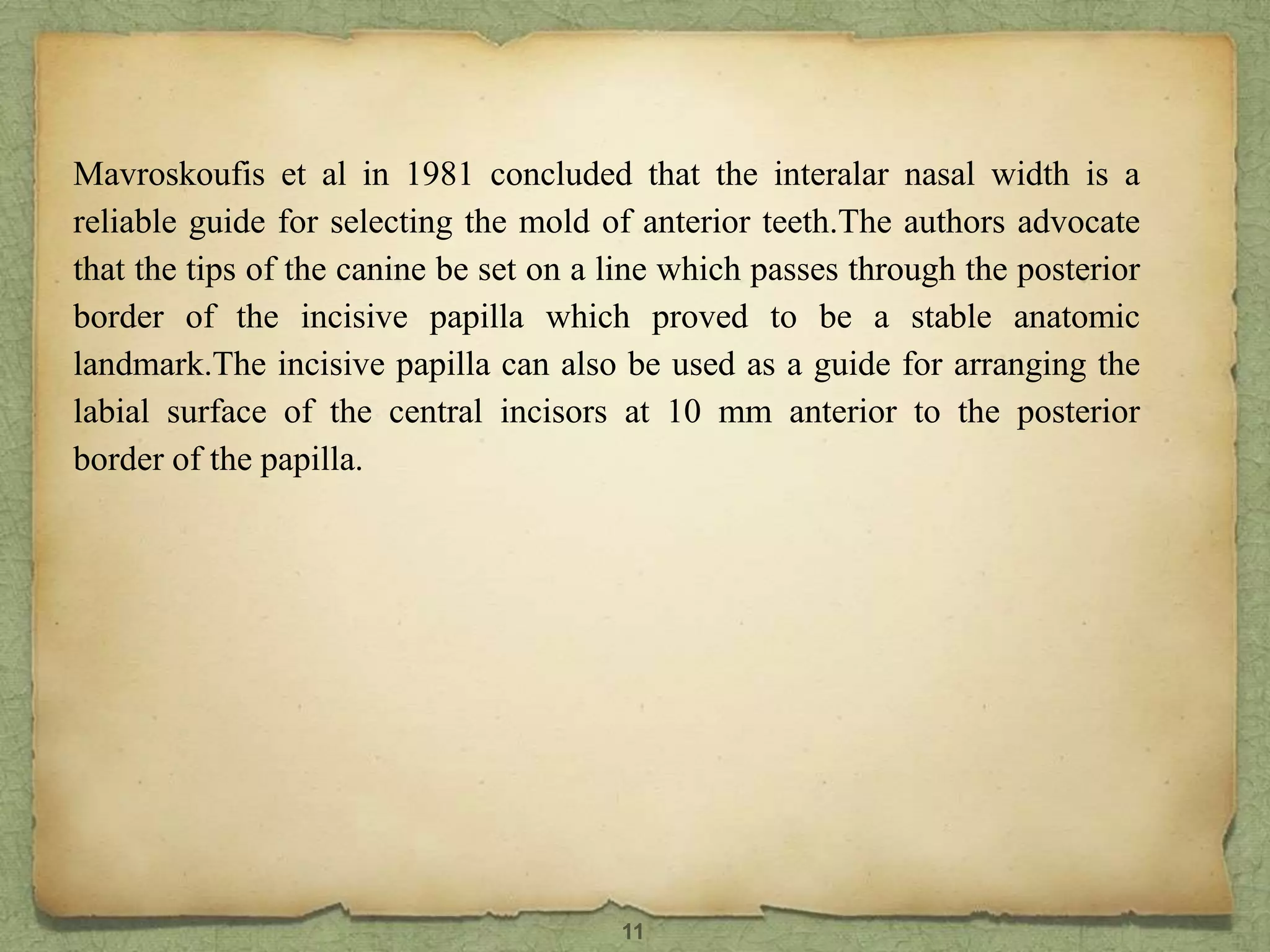 Anterior teeth selection | PPTX
