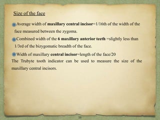 Anterior teeth selection | PPTX
