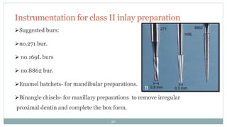 CAVITY DESIGNS FOR INLAY. | PPTX
