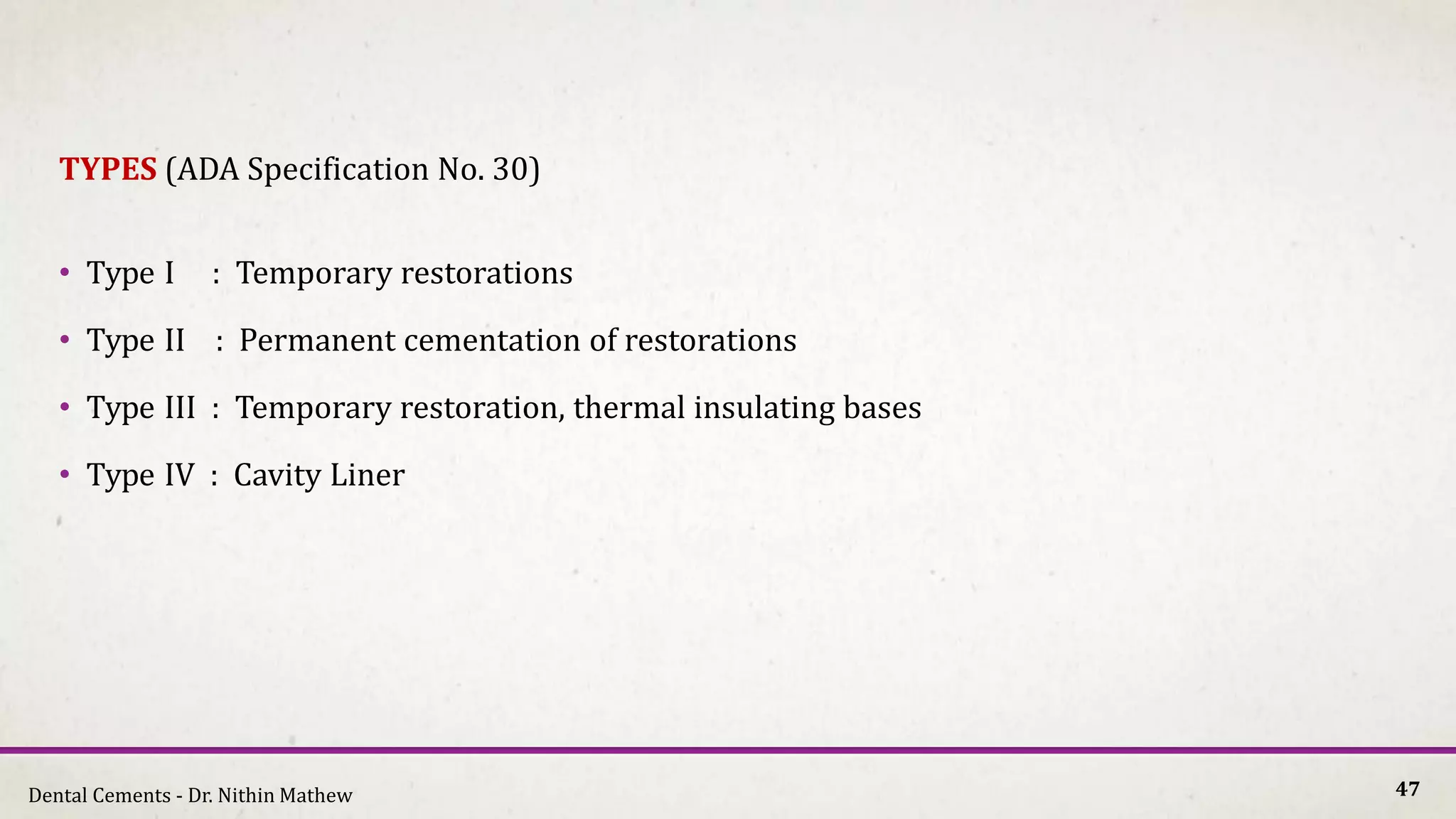 Dental Cements | PDF