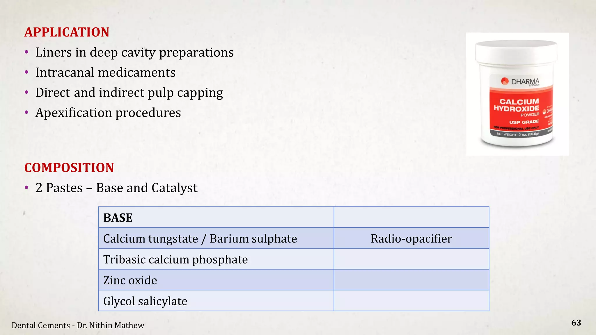 Dental Cements | PDF