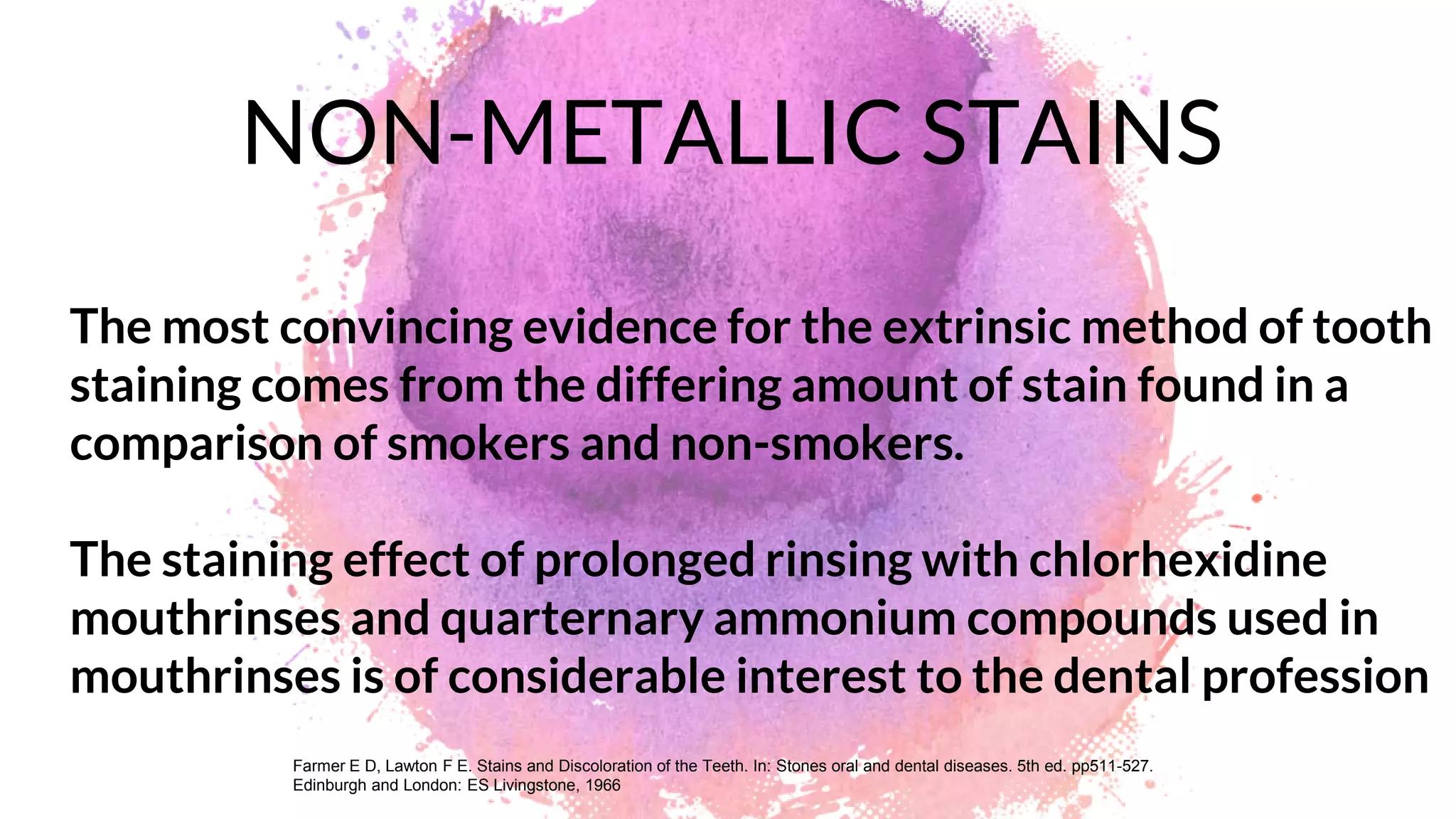 Intrinsic and Extrinsic Discoloration | PPTX