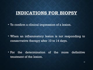 ORAL BIOPSY techniques and procedure .pptx