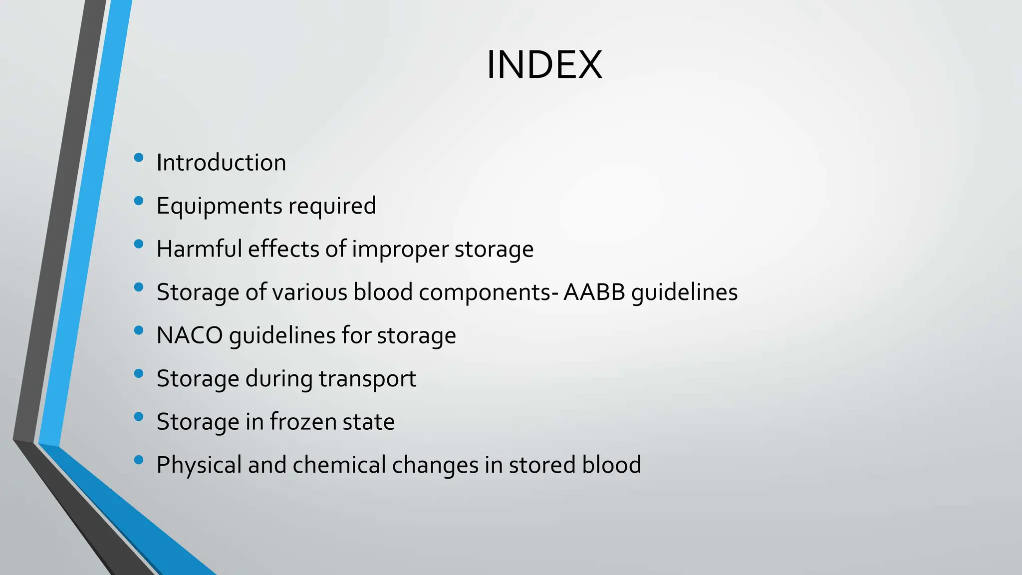 Storage of Blood Components- equipments, effects of improper storage ...