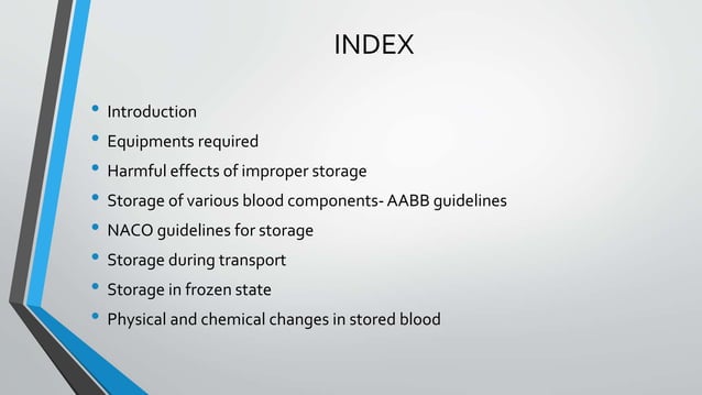 Storage of Blood Components- equipments, effects of improper storage ...