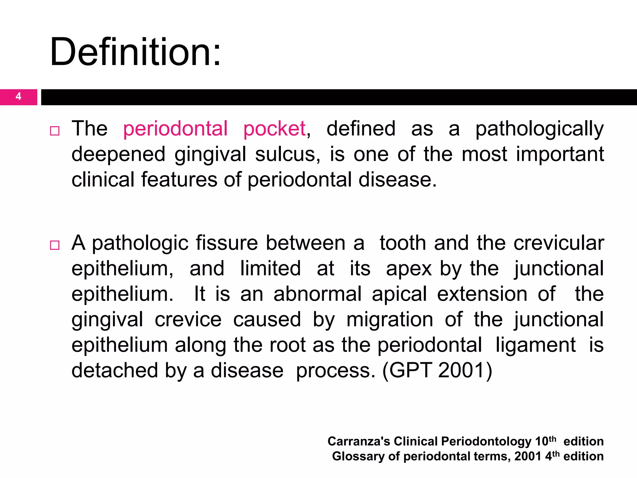 Etiopathogensis of periodontal pocket | PPTX
