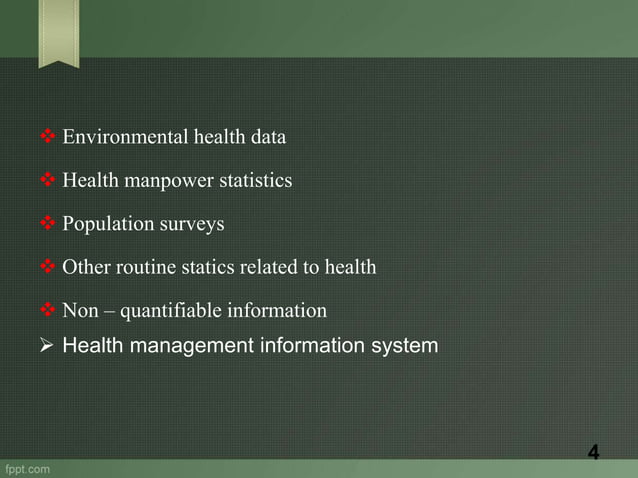 Sources of Public Health Data | PPTX