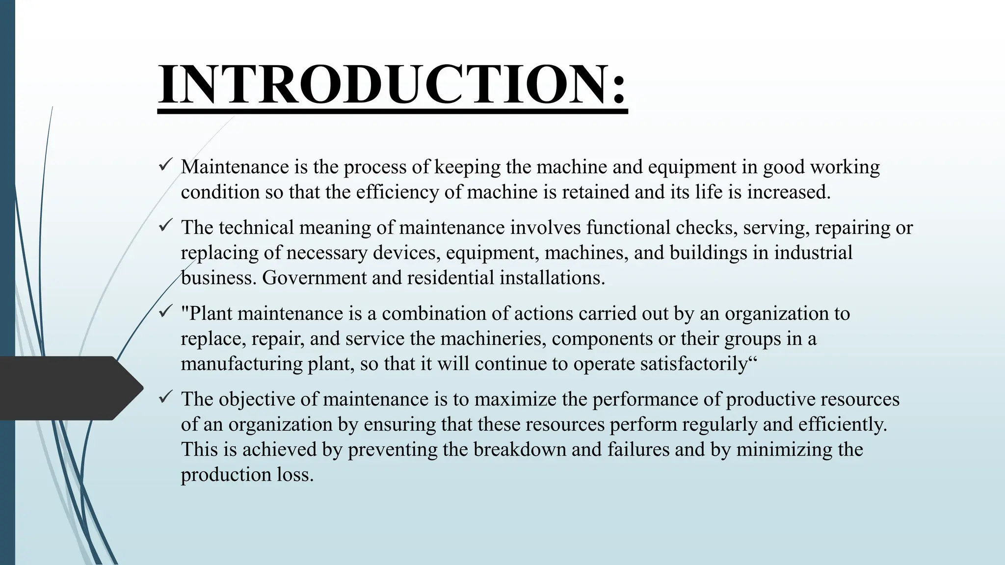 seminar on plant maintenance ENGINEERING | PPT