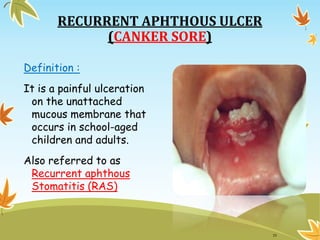 Gingival disease in childhood | PPTX