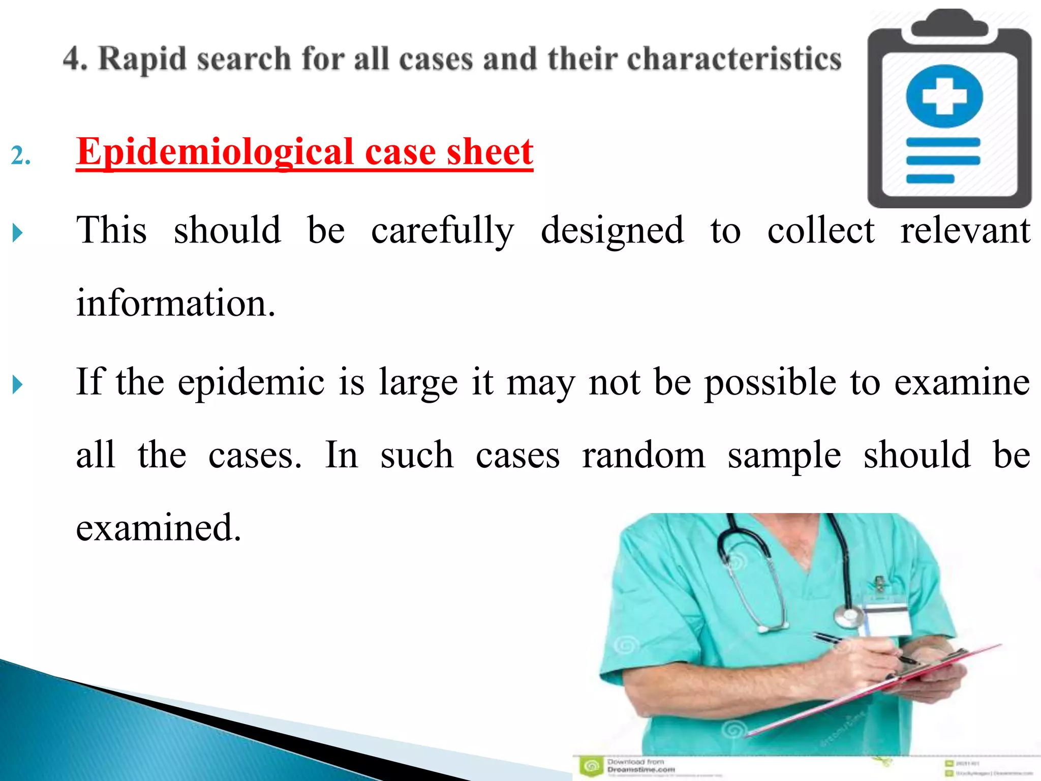 investigation of an epidemic | PPTX