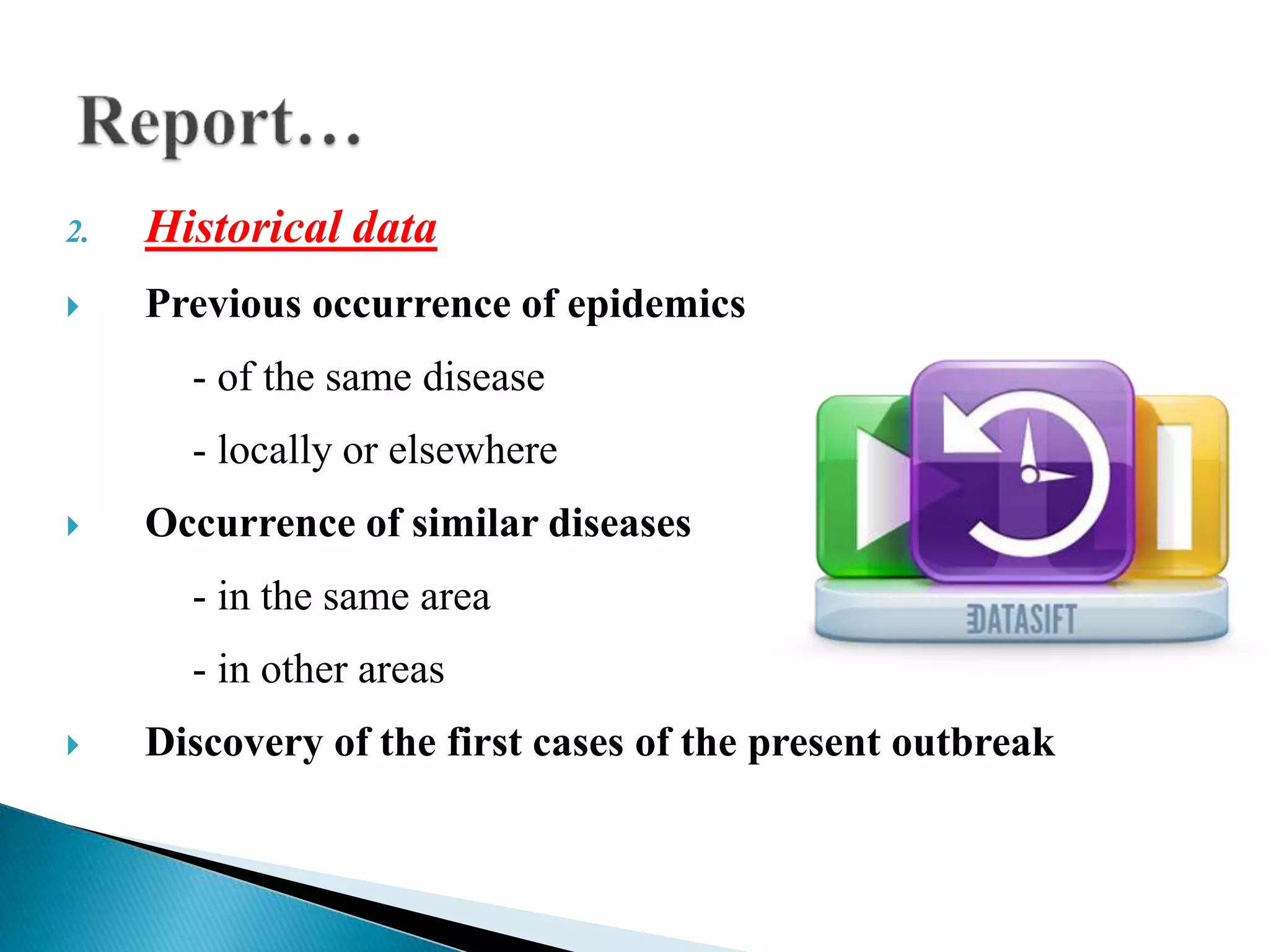 investigation of an epidemic | PPTX