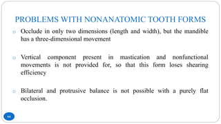Occlusion in Complete Denture | PPTX