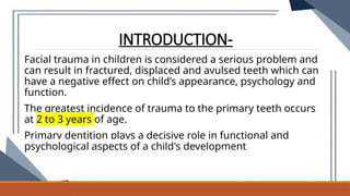survival of reimplanted primary avulsed tooth.pptx