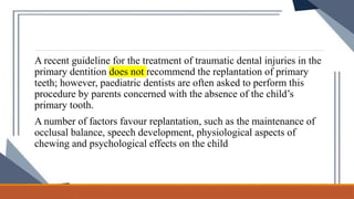 survival of reimplanted primary avulsed tooth.pptx